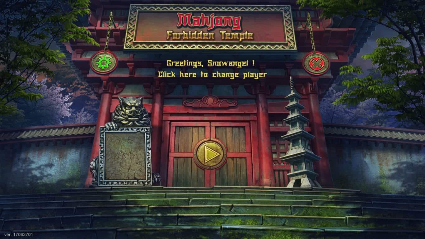 Mahjong Forbidden Temple - Freegamest By Snowangel