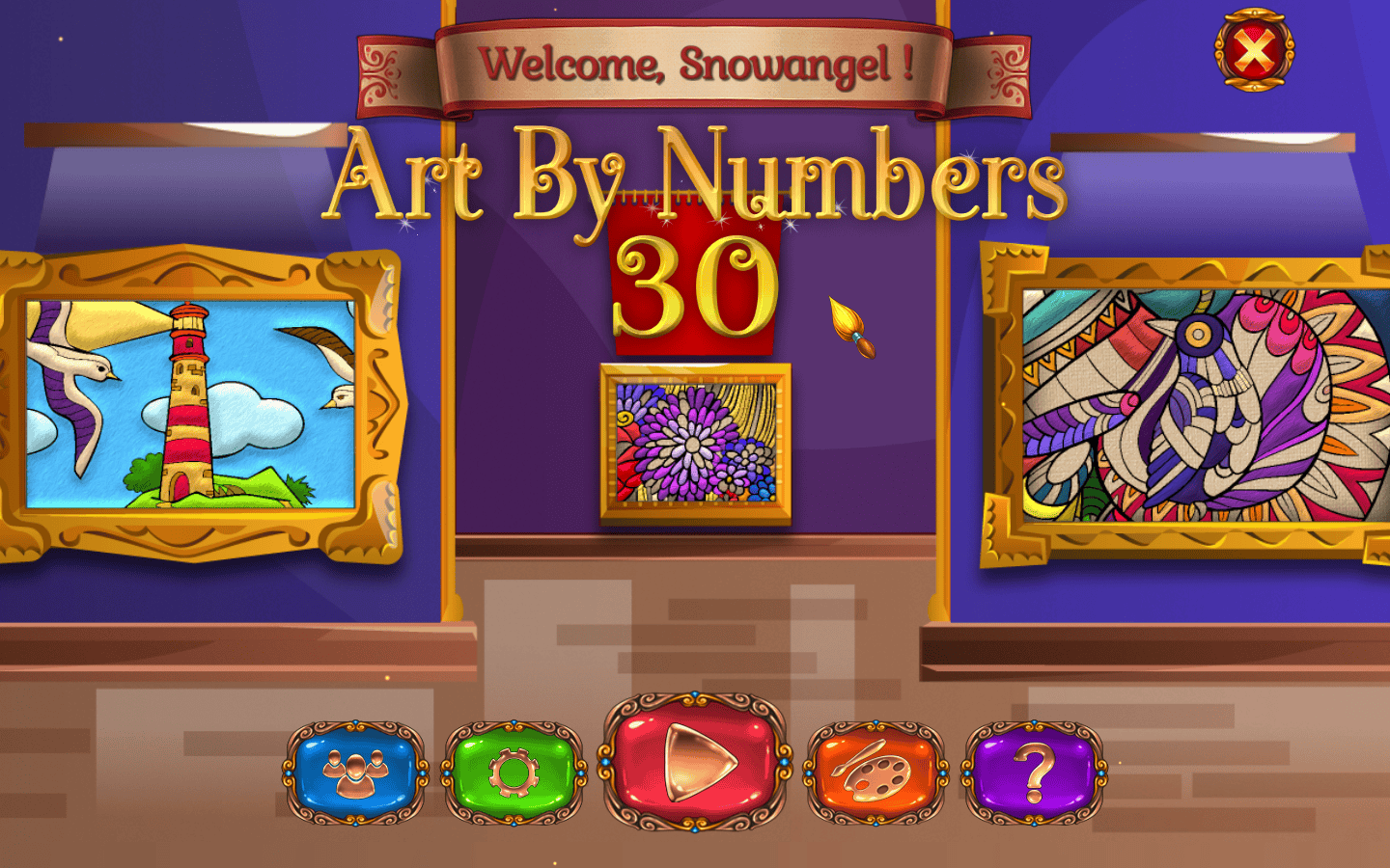 Art By Numbers 30 - Freegamest By Snowangel