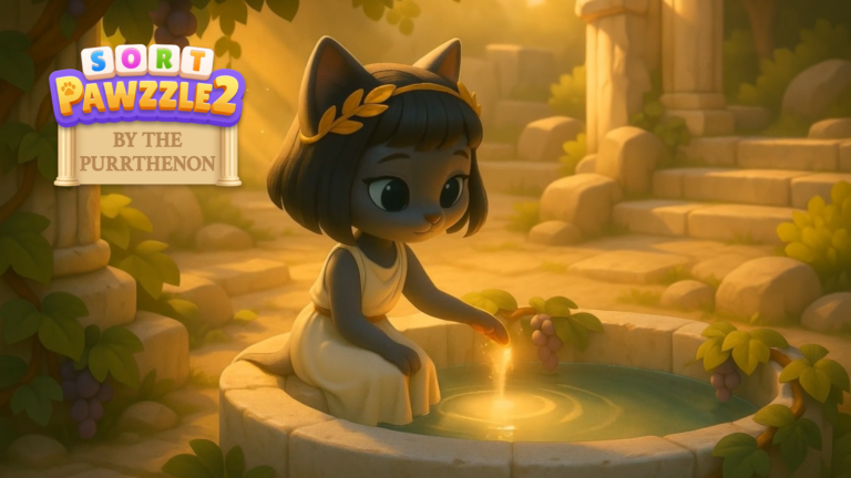 Sort Pawzzle 2: By the Purrthenon - Freegamest by Snowangel